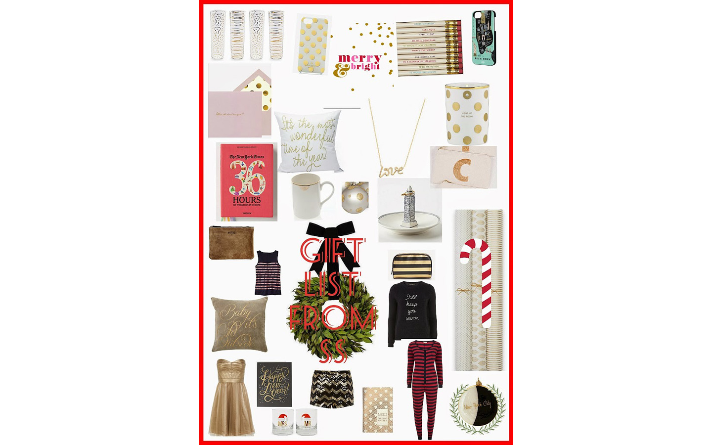 Making a list and checking it twice - Sylvia's Sparkles